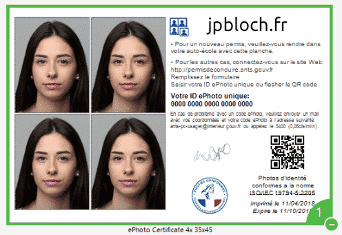 Exemples de documents: Photomaton ephoto